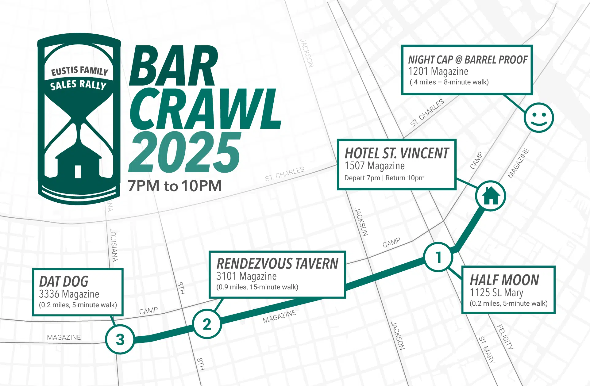 Bar Crawl EMC Sales Rally